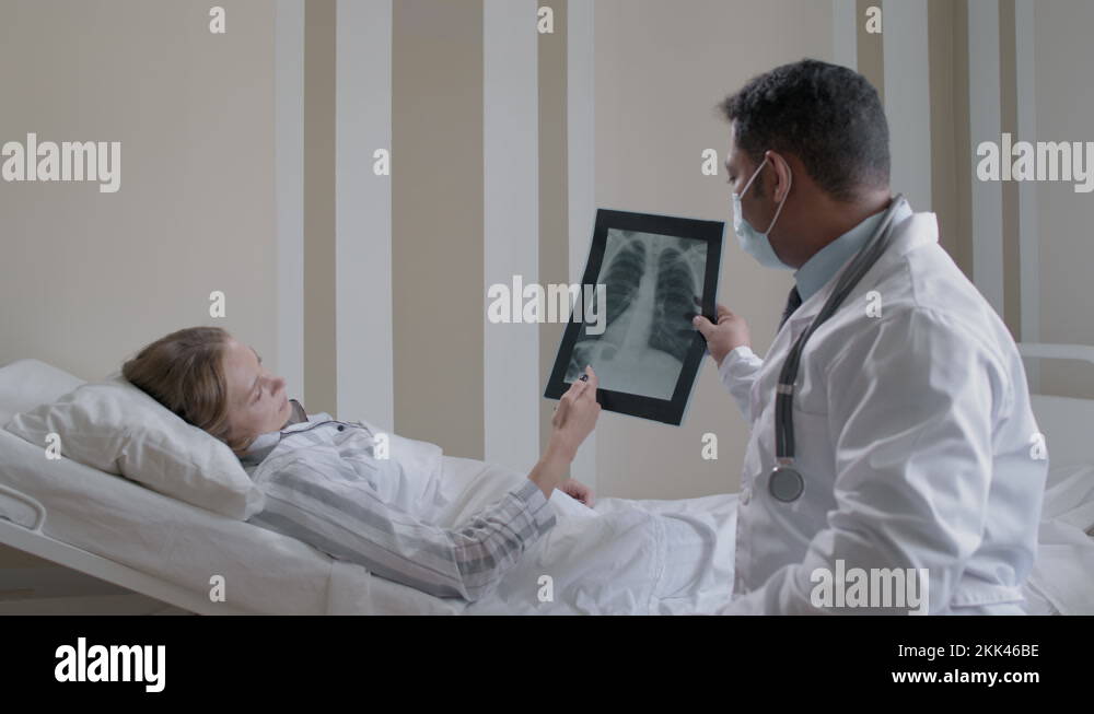 Doctor Showing Chest X-Ray Stock Video Footage - Alamy