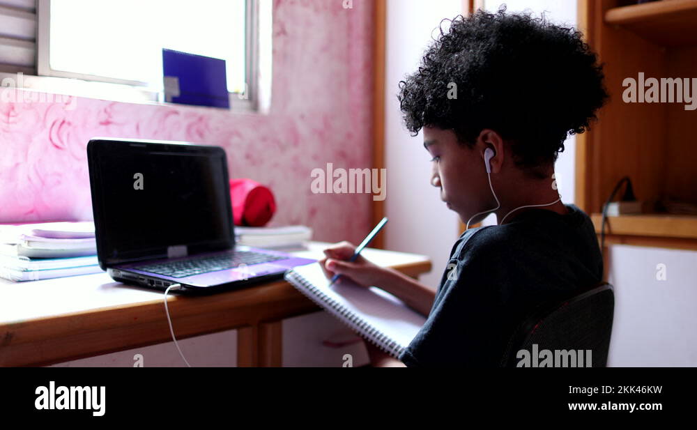 Teen boy writing desk home Stock Videos & Footage - HD and 4K Video ...