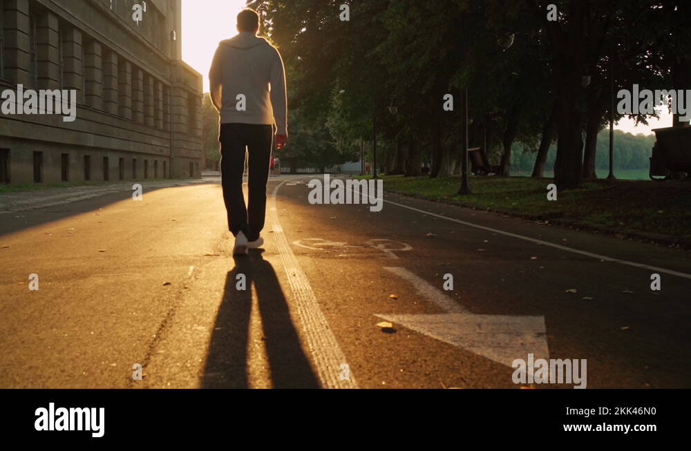 Man walking rear view street Stock Videos & Footage - HD and 4K Video ...