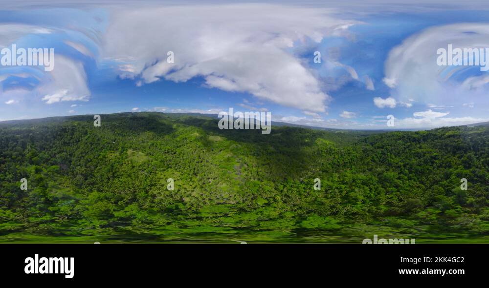 Rainforest in the Philippines. 360-Degree view Stock Video Footage - Alamy