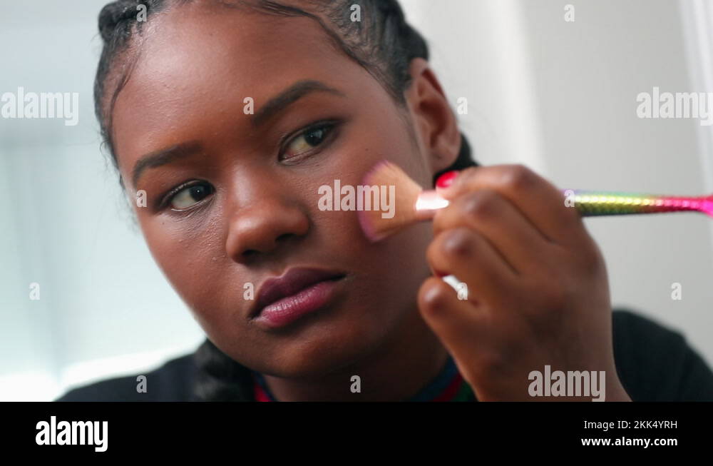 African black woman young makeup Stock Videos & Footage - HD and 4K ...