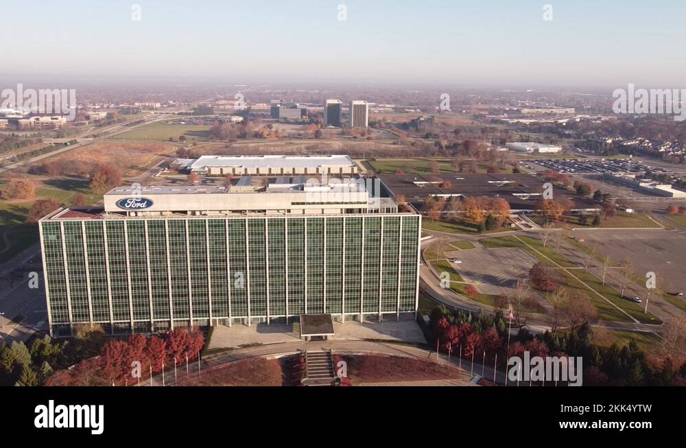 The Famous (Glass House) Ford Motor Company World Headquarters With ...