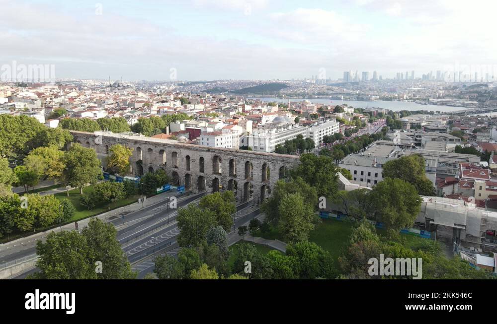 Valens Aqueduct Bozdogan Kemeri Istanbul Stock Video Footage - Alamy
