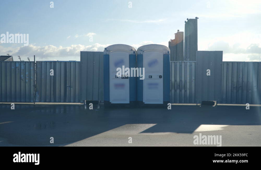 Portable toilet wc public restroom Stock Videos & Footage - HD and 4K ...