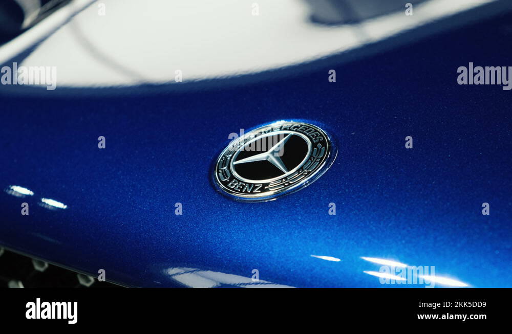Mercedes benz car symbol hood Stock Videos & Footage - HD and 4K Video ...