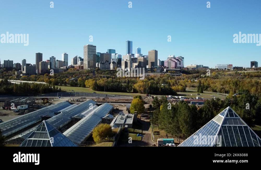 Muttart conservatory edmonton skyline Stock Videos & Footage - HD and ...