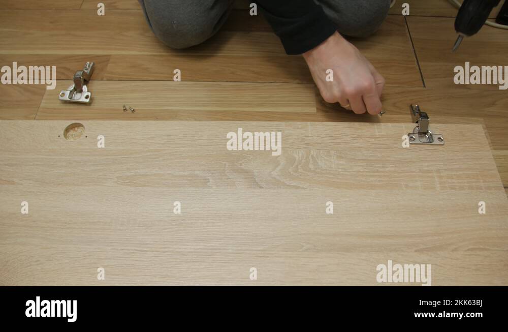 Installation assembly furniture fasteners Stock Videos & Footage - HD ...