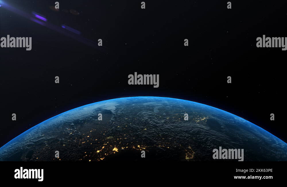 Planet earth from outer space. Amazing view of planet earth from space ...