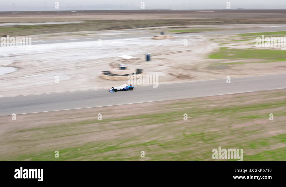 Formula one race car training fast at Buttonwillow Raceway Park Stock ...