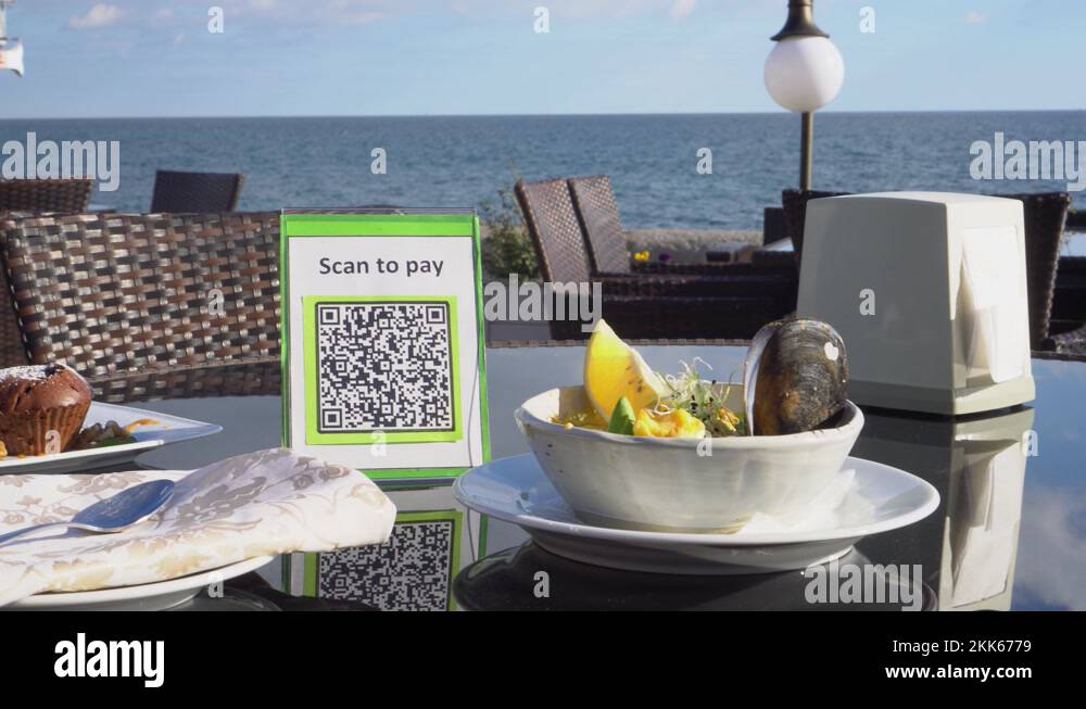 Pay touch-free with a QR code. QR code scanning app. Touchless digital ...