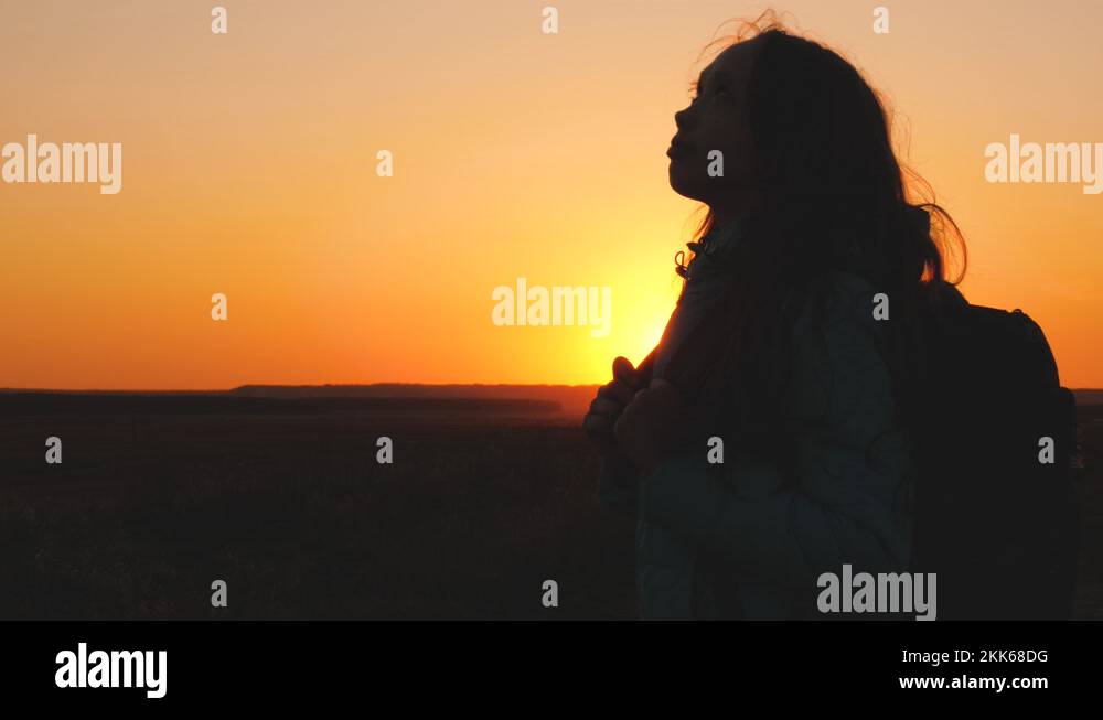 happy girl teen child closed her eyes dream. teenage kid wants a dream ...