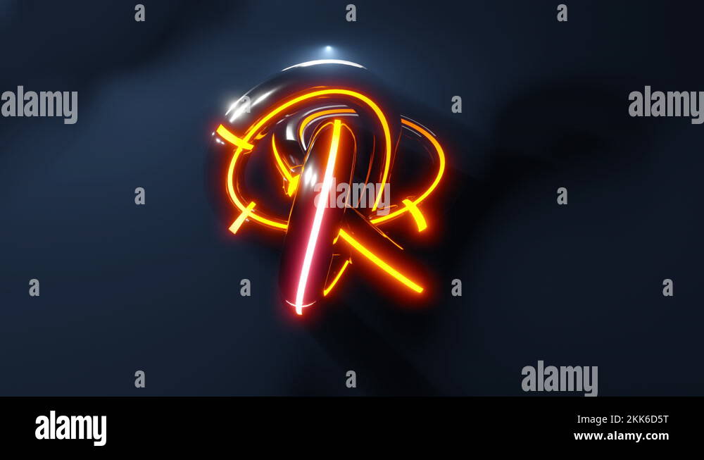 3D Animation of a rotating alien reactor or artifact. Motion graphics ...