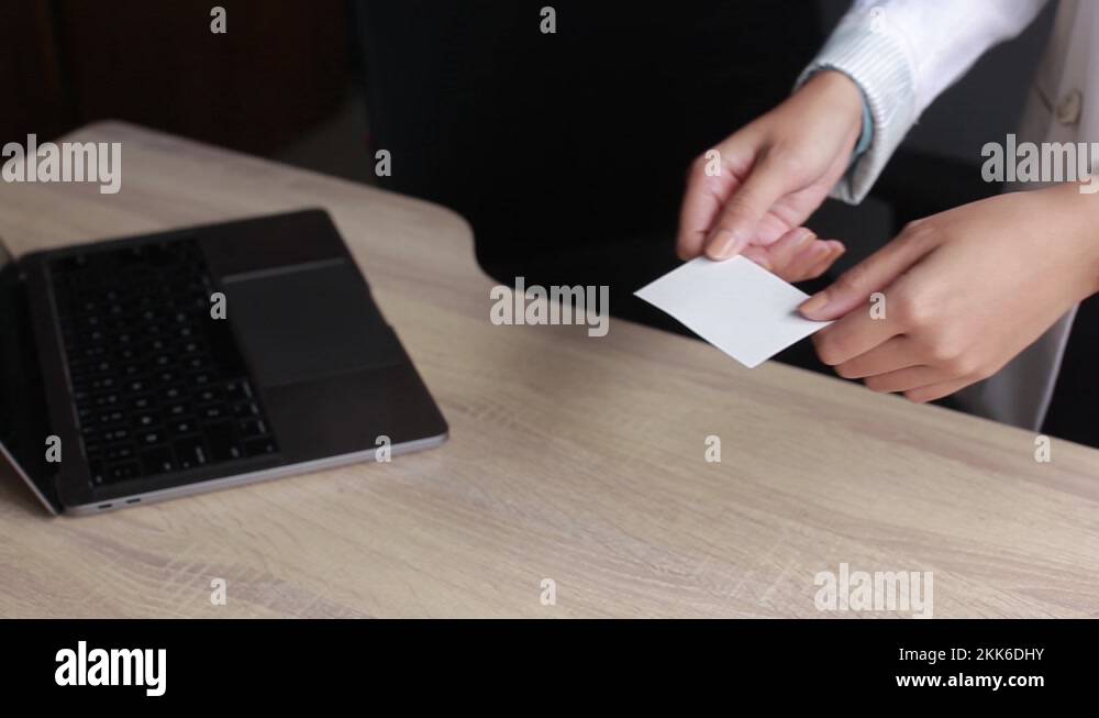 Women giving business card Stock Videos & Footage - HD and 4K Video ...