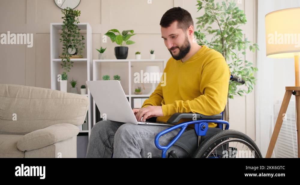 Disabled man men wheelchair handicap Stock Videos & Footage - HD and 4K ...