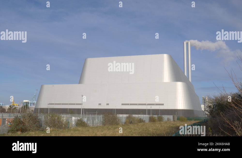 Dublin Waste To Energy Facility (Covanta Plant) At Daytime In Poolbeg ...