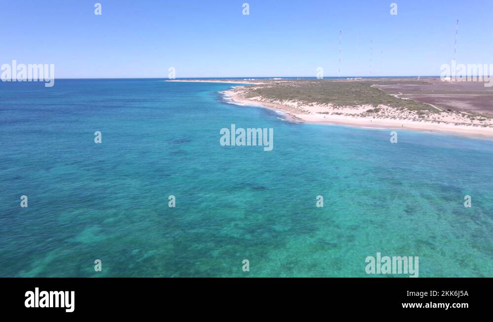 Coral Reefs and Turquoise Ocean Water on Australia's Western Coast ...