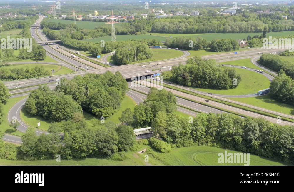 Autobahn aerial Stock Videos & Footage - HD and 4K Video Clips - Alamy