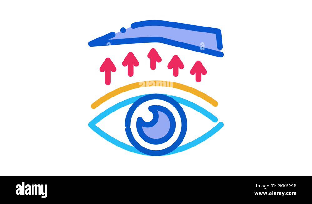 eyelid surgery treatment Icon Animation Stock Video Footage - Alamy