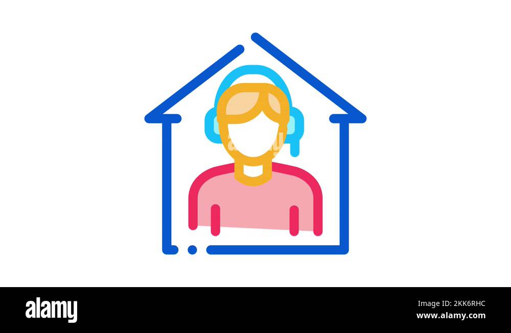 Home call icon Stock Videos & Footage - HD and 4K Video Clips - Alamy