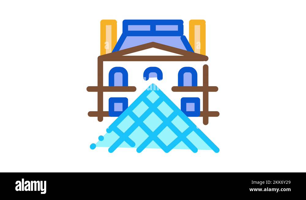 Louvre icon Stock Videos & Footage - HD and 4K Video Clips - Alamy