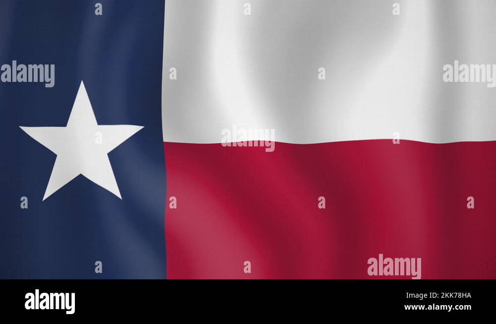 Texas animated flag. Seamless loop. 4K Stock Video Footage - Alamy