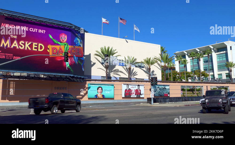 Fox Motion Picture Movie Studios with cinema billboard in Century City ...