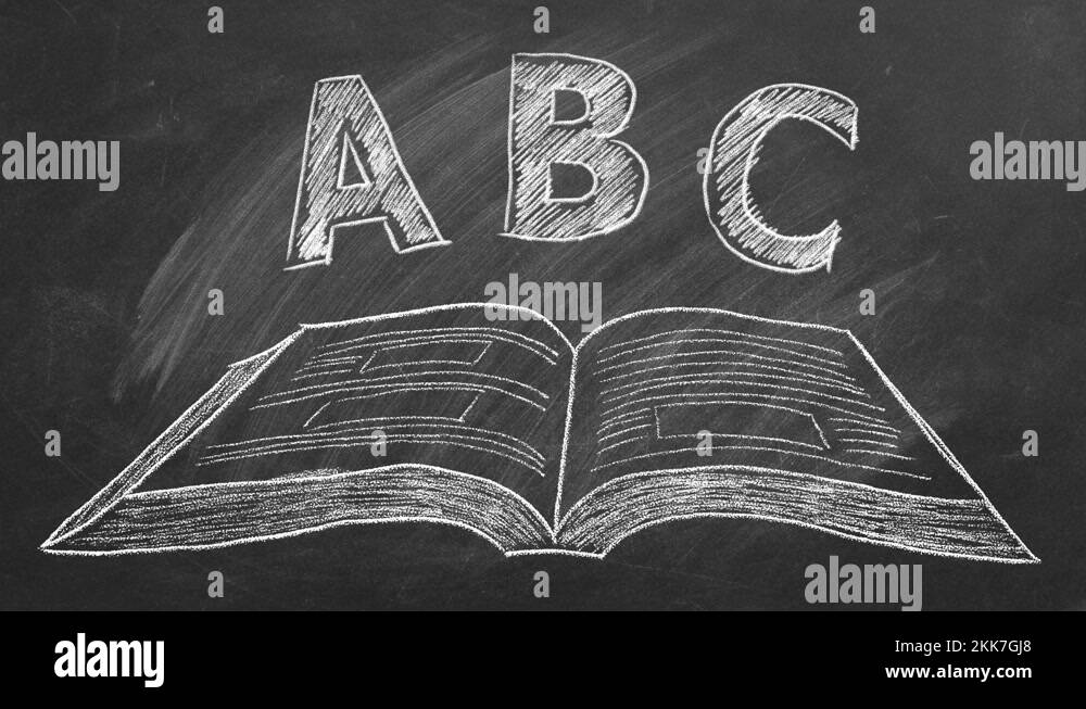 Illustration of ABC-book Stock Video Footage - Alamy