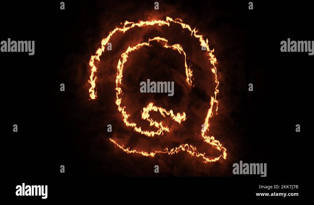 Realistic Fire Text Create flame animation background Stock Video ...