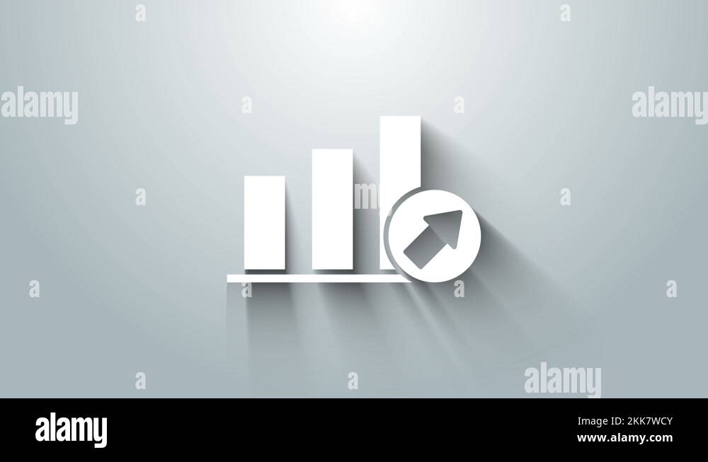 White Presentation financial business with graph, schedule, chart ...