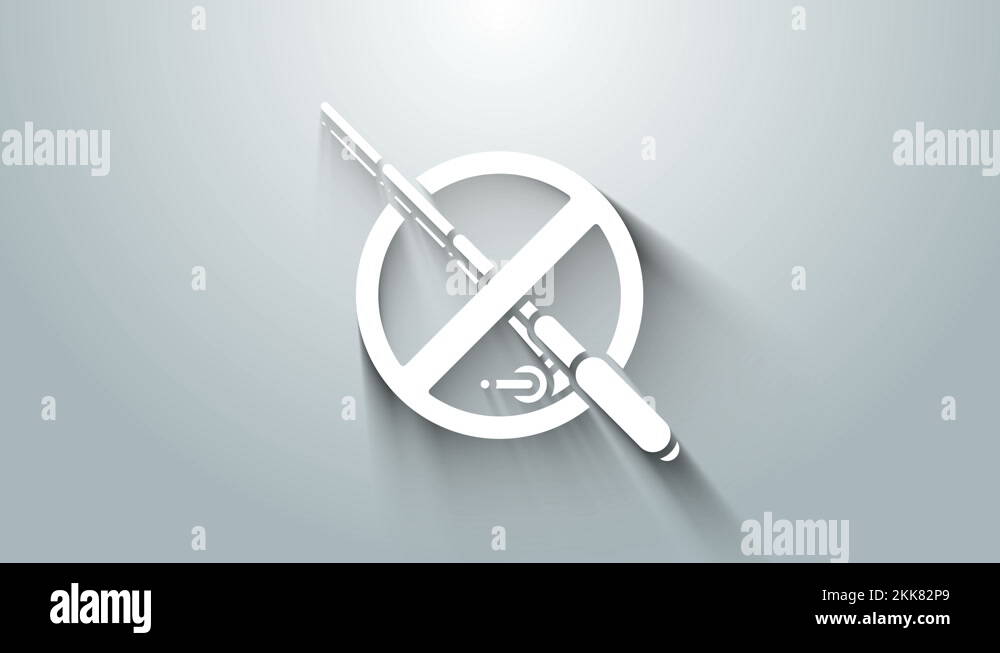 White not allowed interdiction prohibited prohibition Stock Videos ...