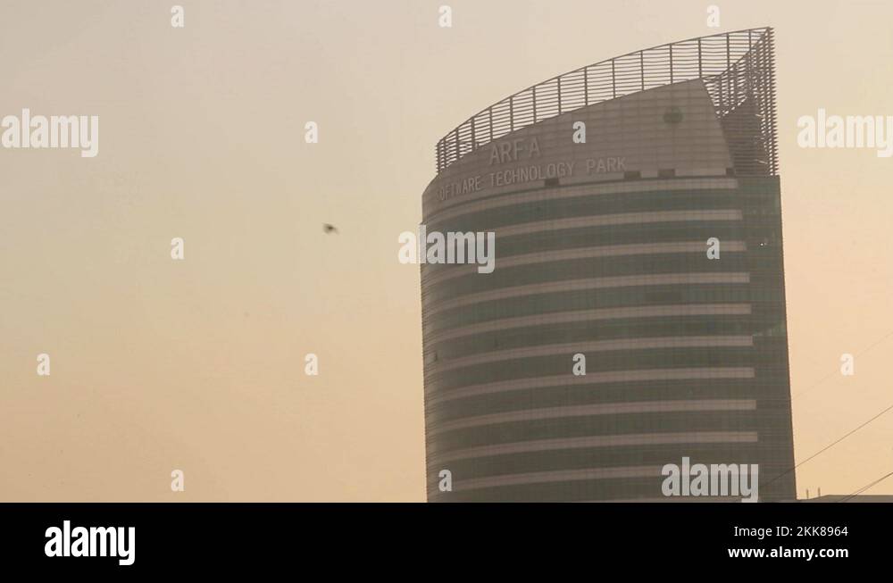 Arfa Software Technology Park building in Lahore, Pakistan Stock Video ...