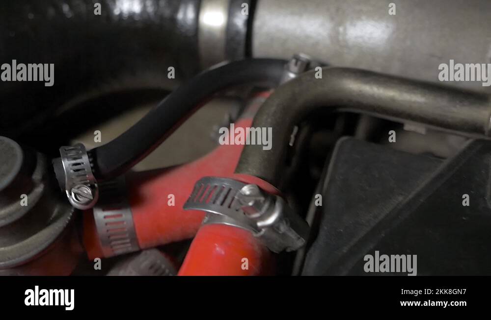 A gimbal movement across the engine bay of a MK3 Toyota Supra. The top ...