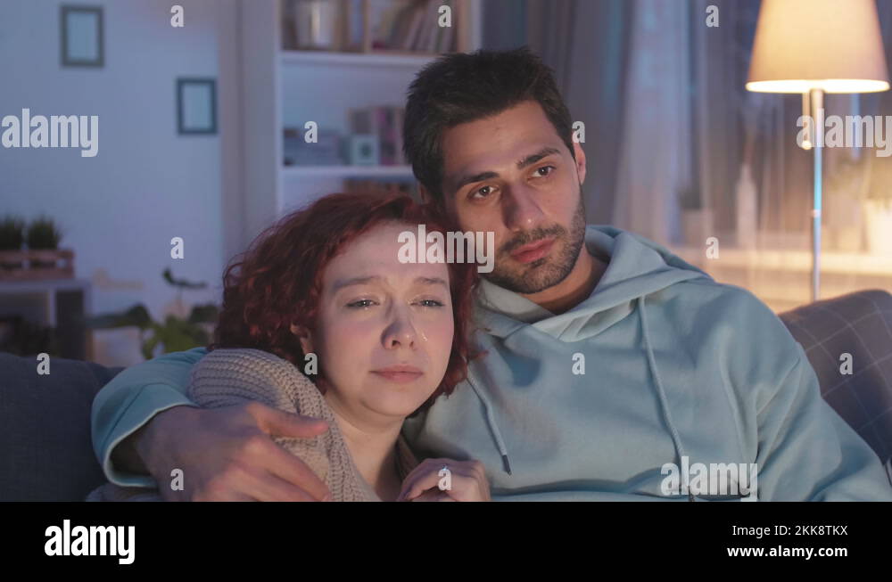 Man comforting crying woman Stock Videos & Footage - HD and 4K Video ...