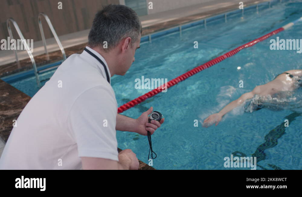 Swimmer Coach Stock Videos And Footage Hd And 4k Video Clips Alamy