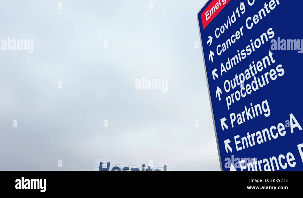 Hospital sign arrow Stock Videos & Footage - HD and 4K Video Clips - Alamy