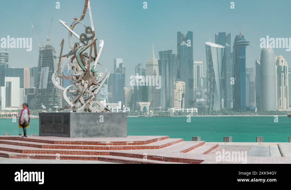 Corniche doha sculpture Stock Videos & Footage - HD and 4K Video Clips ...