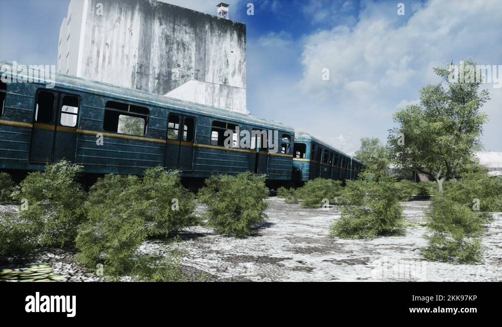 Apocalipse view. Armageddon. Realistic 4k animation Stock Video Footage ...