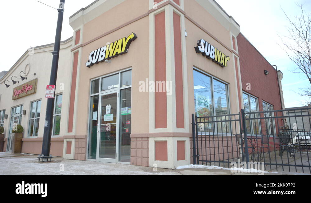 Subway restaurant exterior Stock Videos & Footage - HD and 4K Video ...