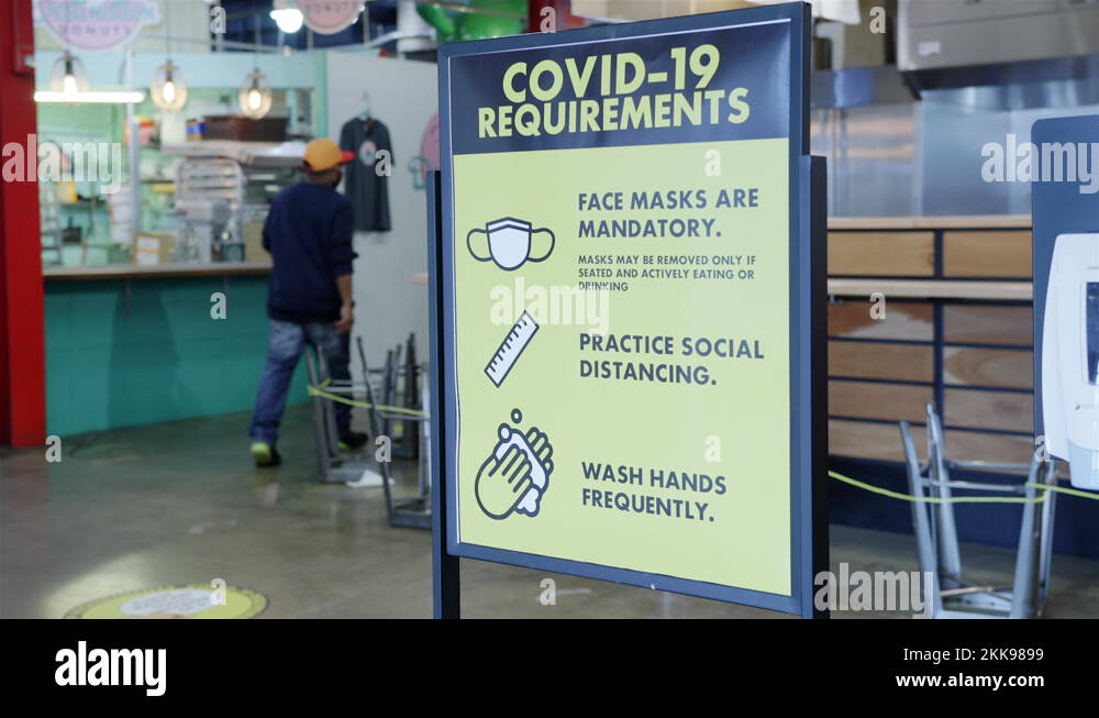 Covid 19 requirements sign Stock Videos & Footage - HD and 4K Video ...