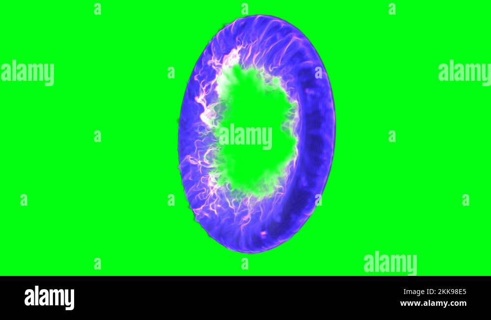 Magic blue fire isolate on green screen footage Stock Video Footage - Alamy