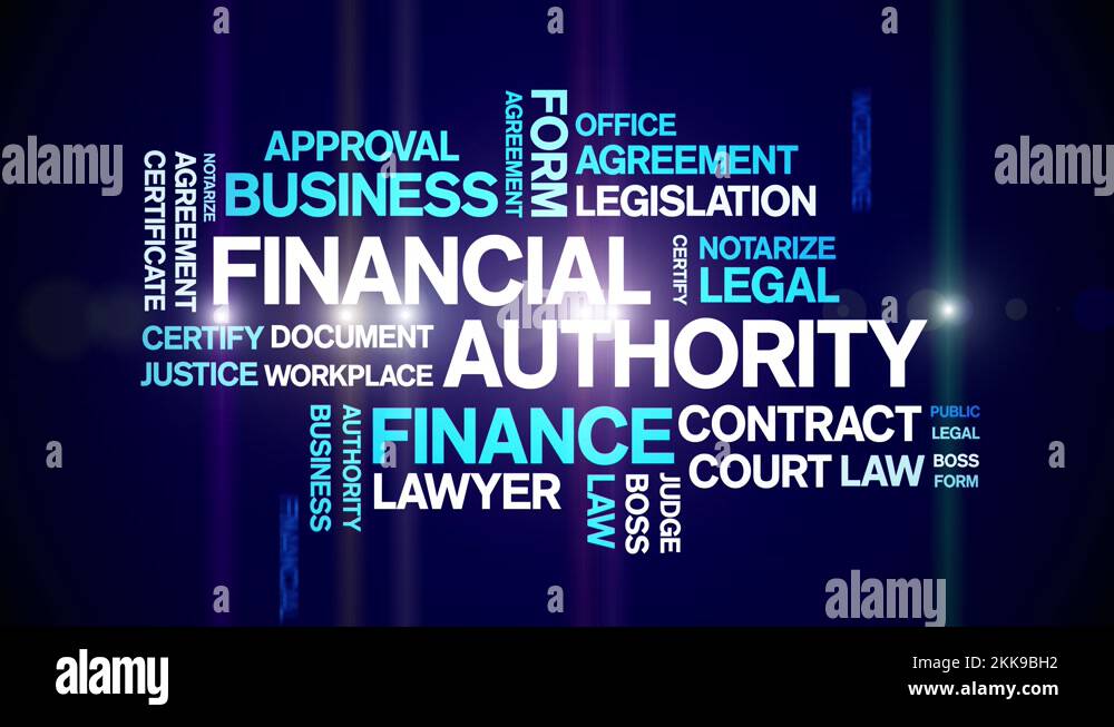 4k Financial Authority Animated Tag Word Cloud,Text Animation seamless ...
