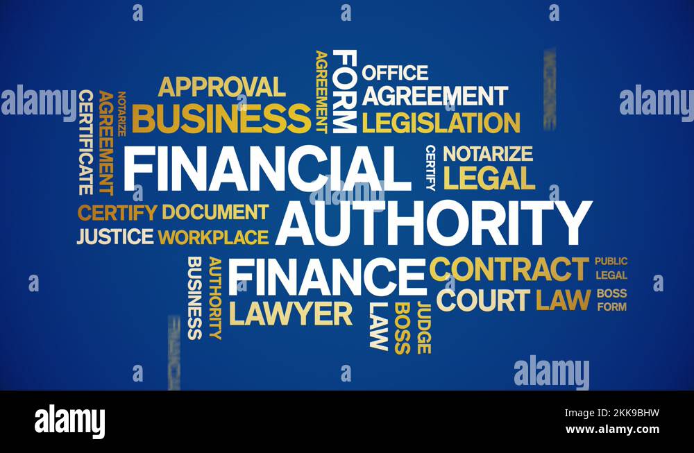 4k Financial Authority Animated Tag Word Cloud,Text Animation seamless ...