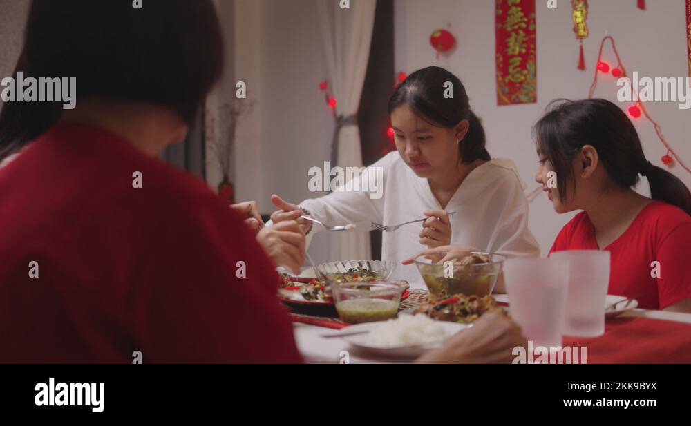 Chinese family dinner festival Stock Videos & Footage - HD and 4K Video ...