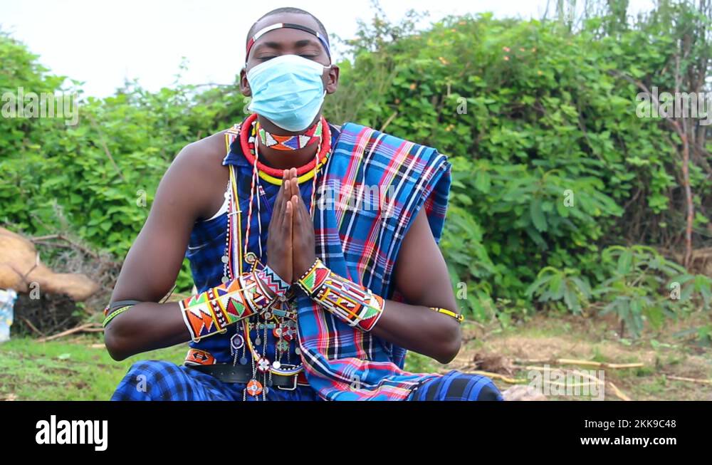 Man wearing a traditional mask Stock Videos & Footage - HD and 4K Video ...