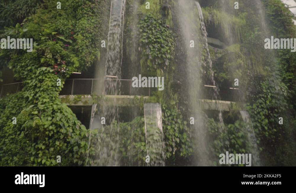 World's Tallest Indoor Waterfall In The Cloud Forest Dome In Singapore ...