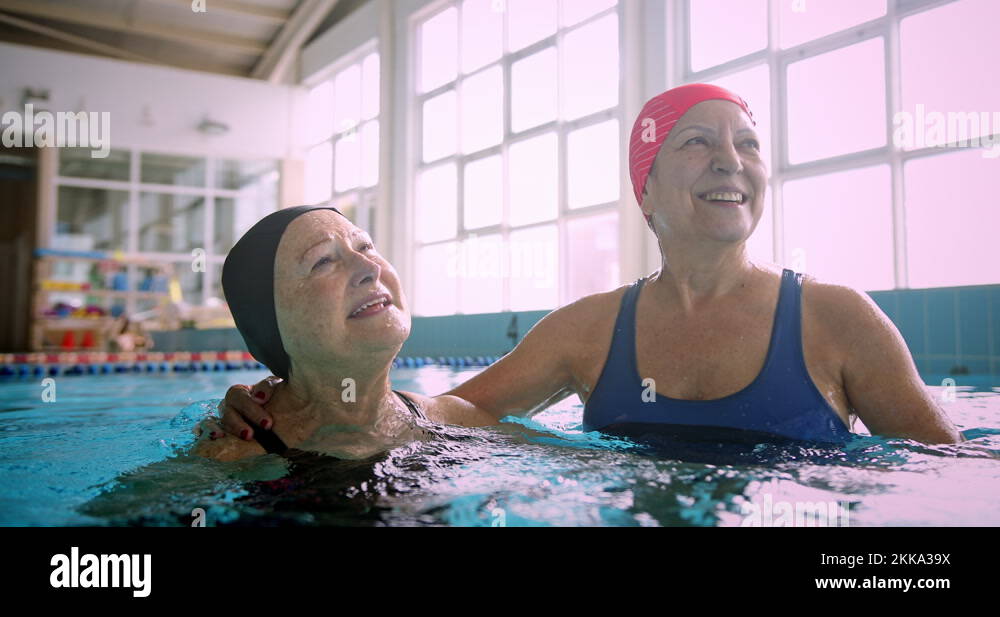 Women swimming pool indoor Stock Videos & Footage - HD and 4K Video ...