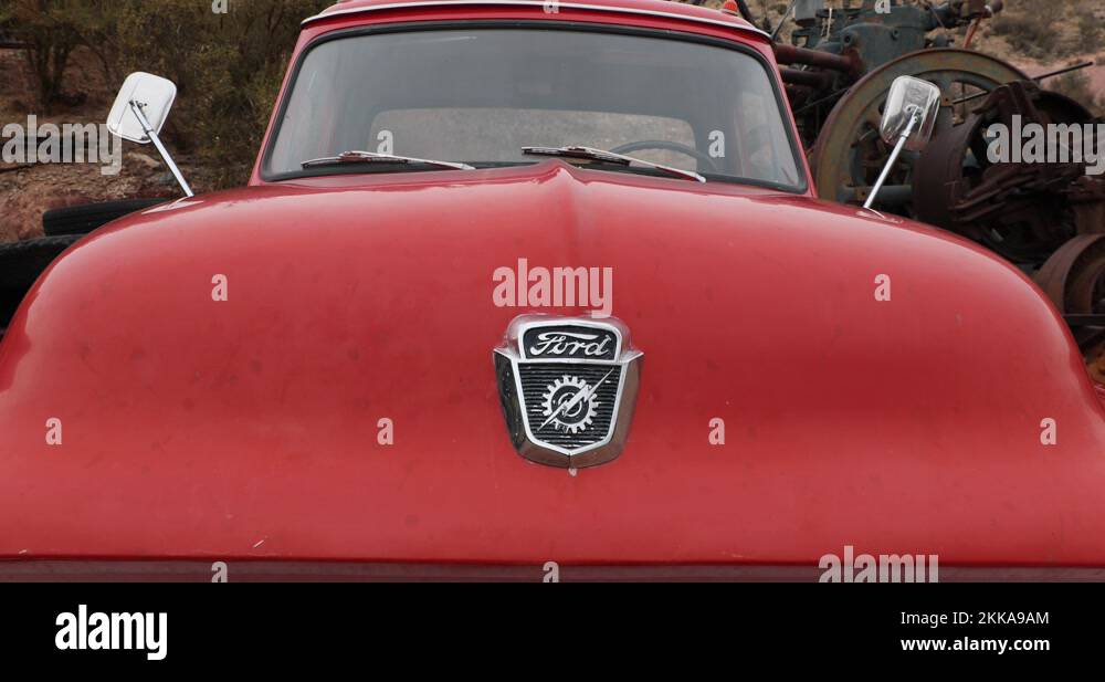 An old Ford at the Gold King Mine and Ghost Town in Jerome, Arizona ...