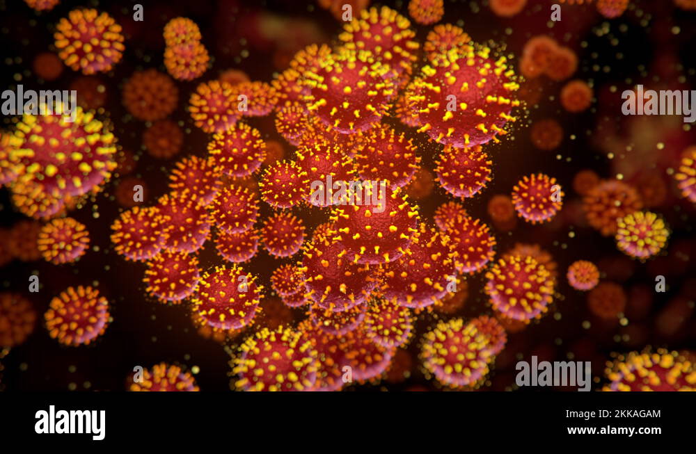 Virus cells. Germs allergy bacteria infectious micro pathogen organisms ...