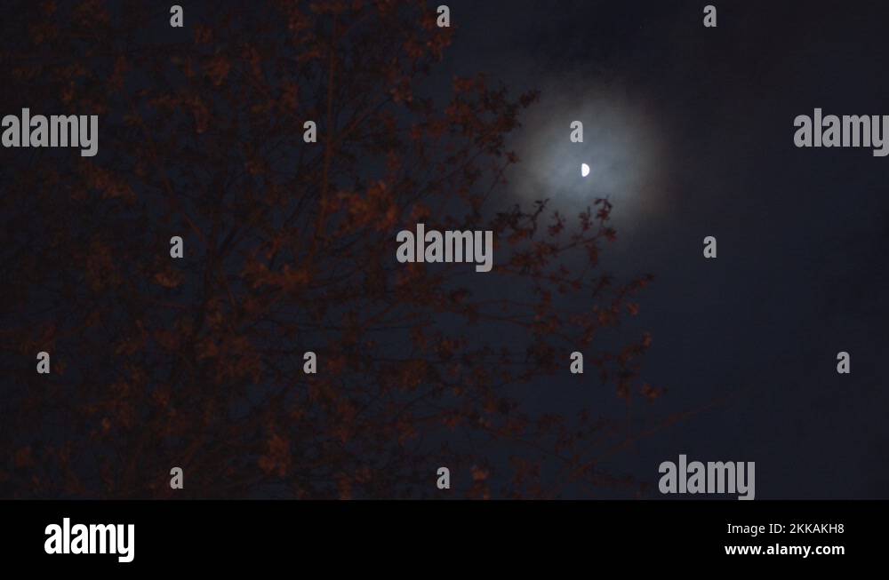 Moon hidden behind clouds Stock Videos & Footage - HD and 4K Video ...