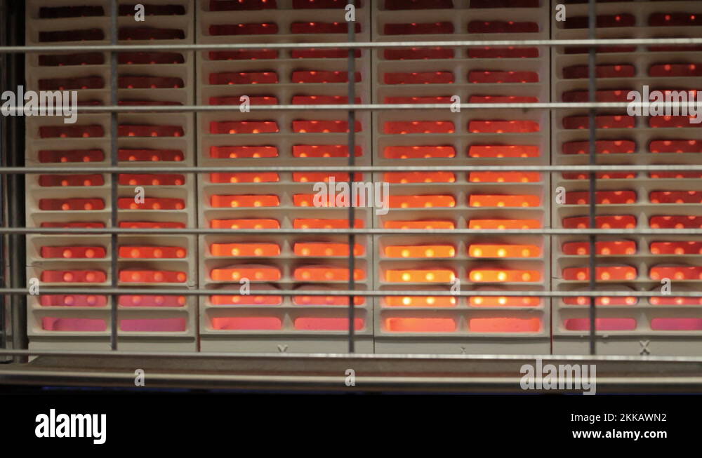 Traditional style radiant outset gas fire of the 1970's retro/vintage ...